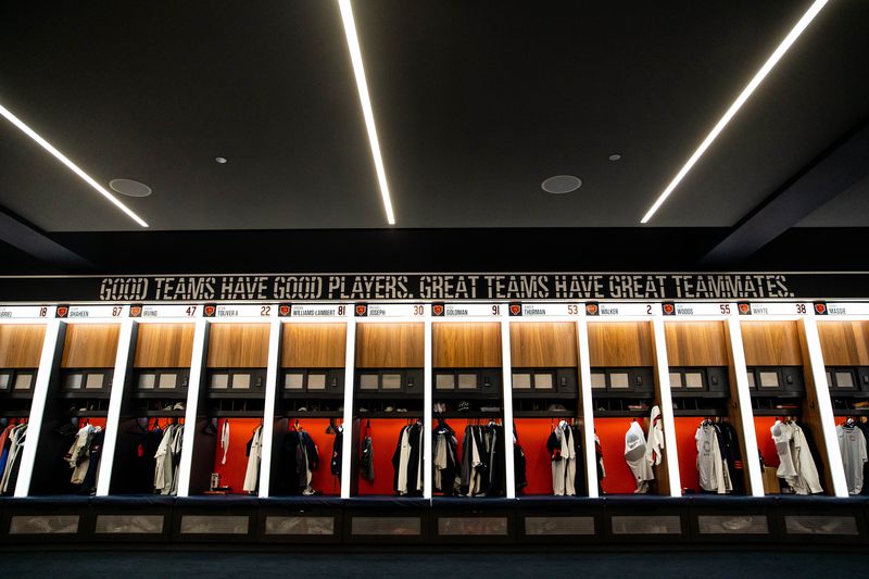 Project Gallery of Completed Locker Rooms Designed by Hollman